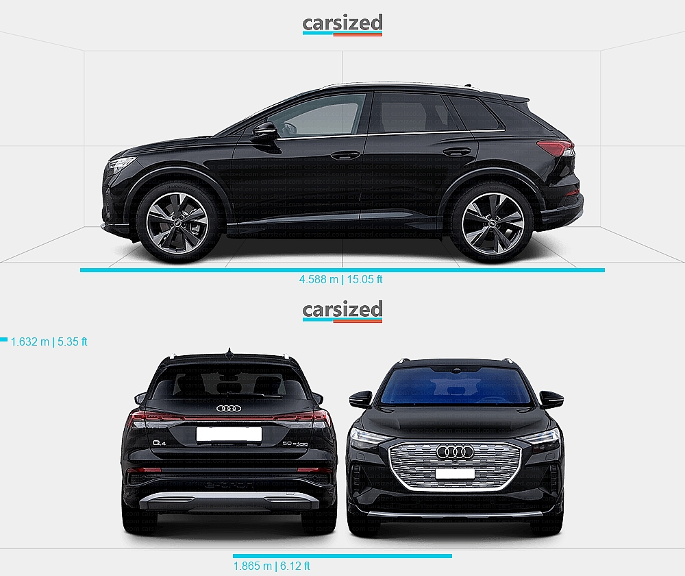 Audi Q4 E Tron Abmessungen