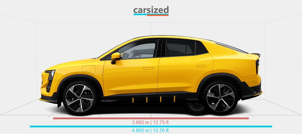 Dimensions: Aiways U6 2021-present vs. Triumph Vitesse 1968-1971