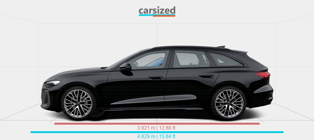Dimensions: Audi A5 2024-present vs. BMW Z1 1989-1991