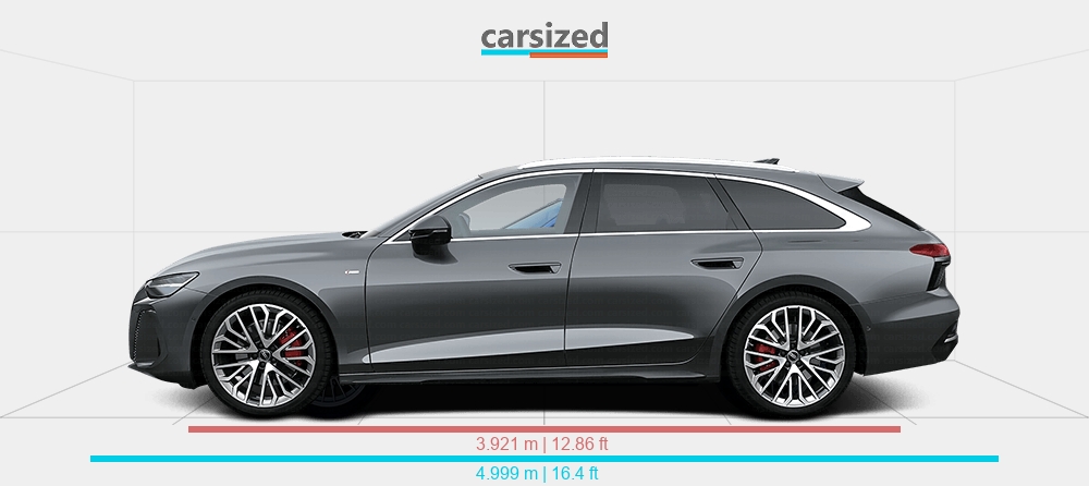 Dimensions: Audi A6 2025-present vs. BMW Z1 1989-1991
