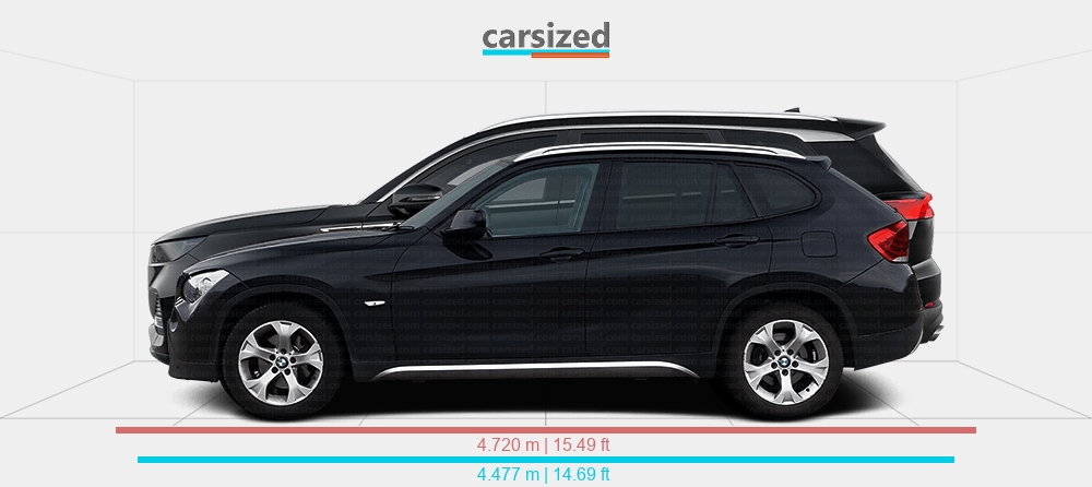 Dimensions: BMW X1 2011-2015 vs. Chery Tiggo 8 Pro Max 2020-2024