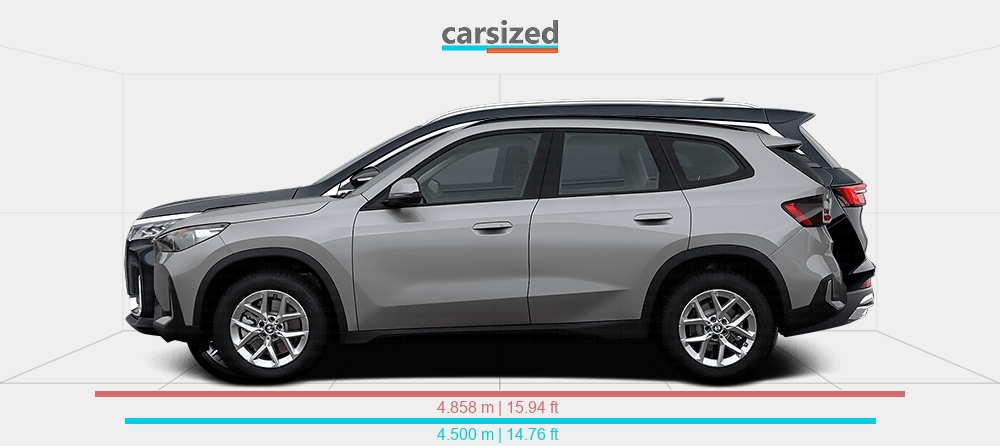 Dimensions: BMW X1 2022-present vs. Jetour X90 Plus 2021-present