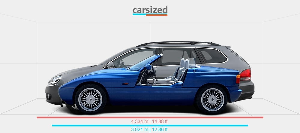 Dimensions: BMW Z1 1989-1991 vs. Volkswagen Golf 2009-2013