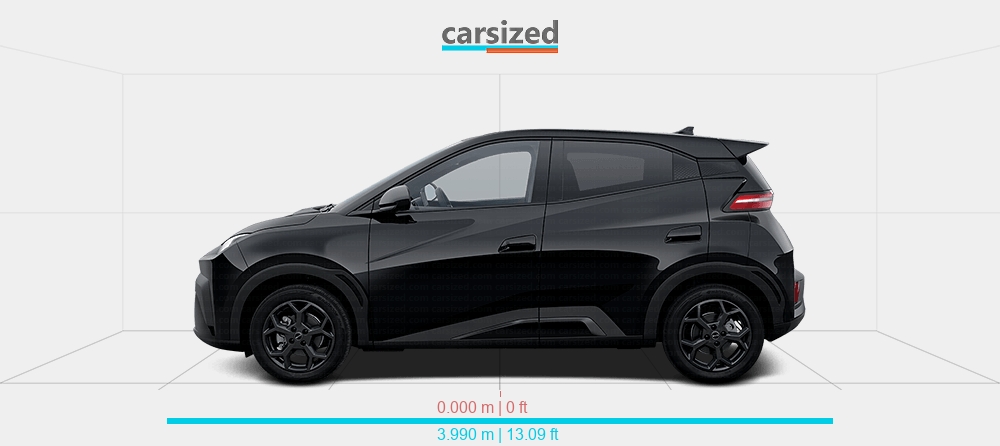 Dimensions: BYD Dolphin Surf 2023-present vs. Toyota Hilux 2016-2020