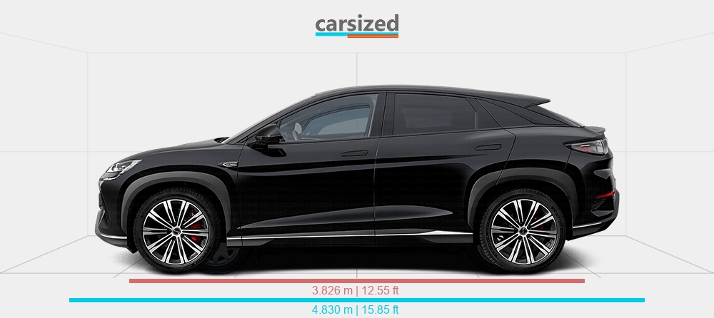 Dimensions: BYD Sealion 7 2024-present vs. Audi A2 1999-2005