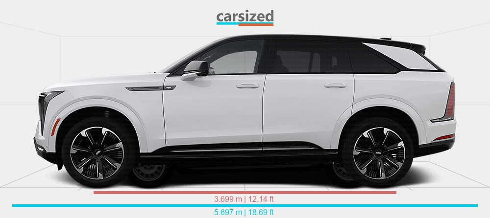 Dimensions: Cadillac Escalade IQ 2024-present vs. MINI Cooper 2006-2010