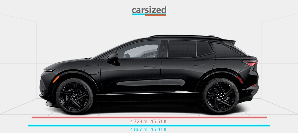 Dimensions: Chevrolet Equinox EV 2024-present vs. Mercedes-Benz AMG GT ...