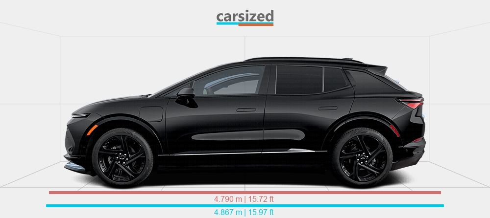 Dimensions: Chevrolet Equinox EV 2024-present vs. NIO ET5 2022-present