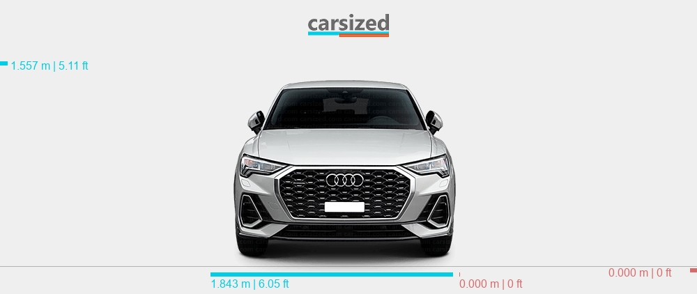 Dimensions: Audi Q3 2018-present vs.