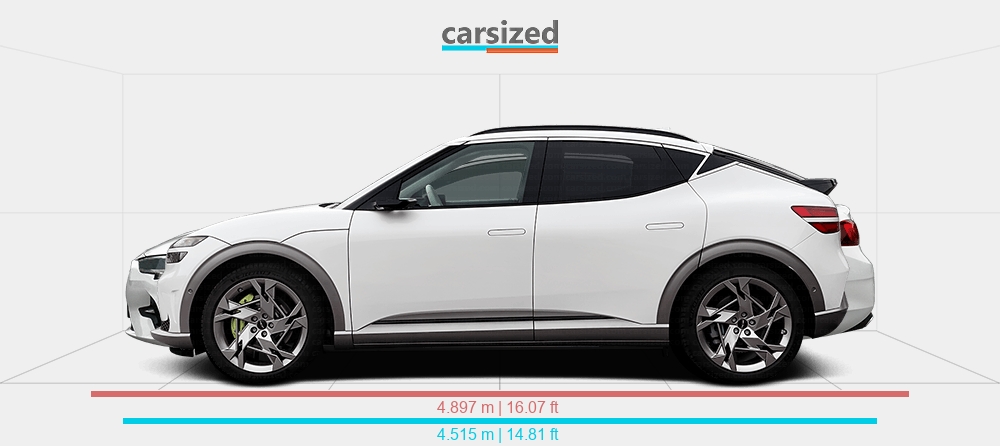 Dimensions: Genesis GV60 2021-present vs. Opel Insignia 2020-present