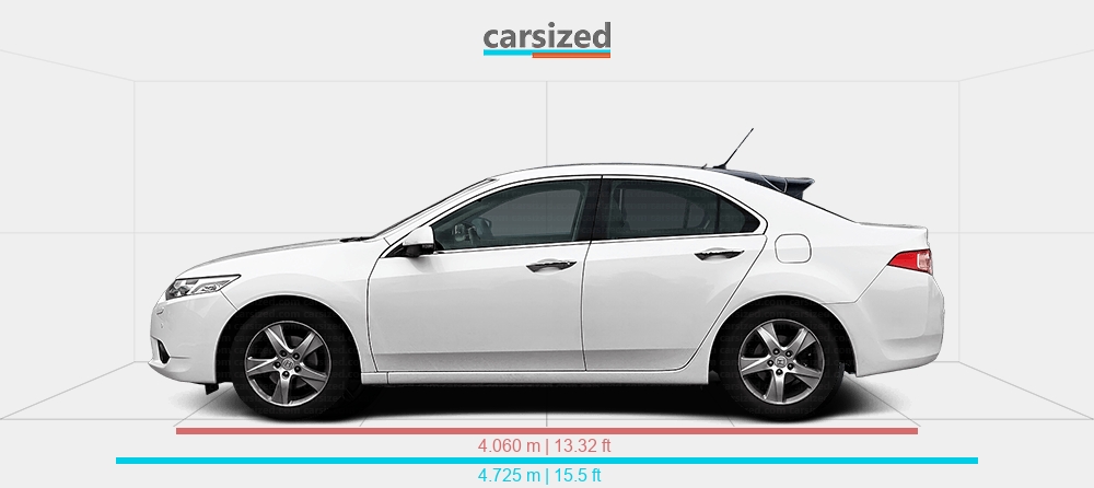 Dimensions: Honda Accord 2008-2017 vs. Opel Corsa 2019-2023