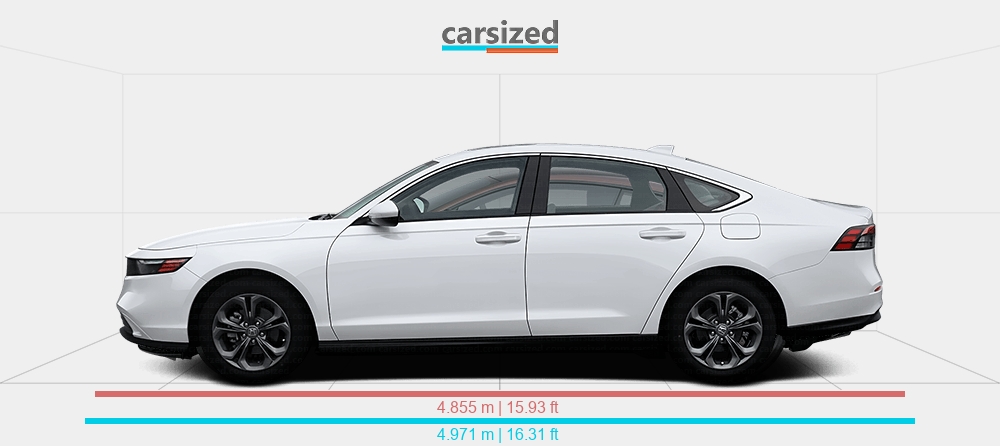 Dimensions: Honda Accord 2023-present vs. Aston Martin Vanquish 2024 ...