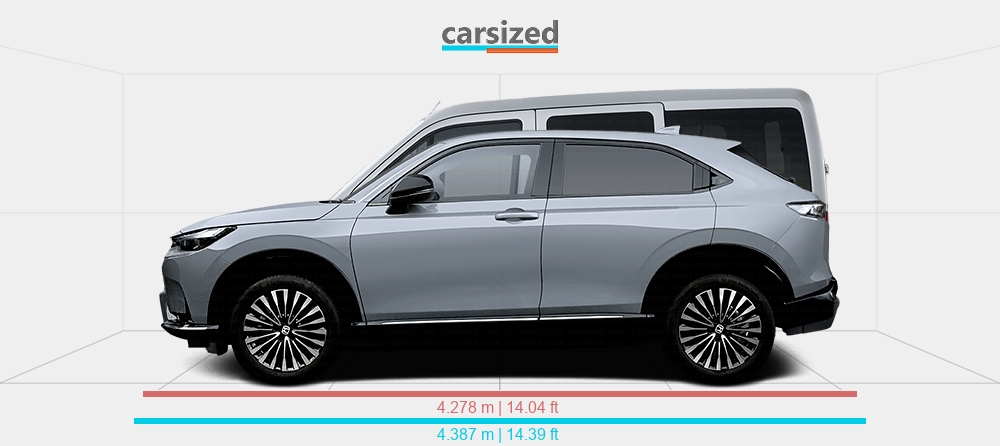 Dimensions: Honda e:Ny1 2023-present vs. Ford Tourneo Connect 2002-2006