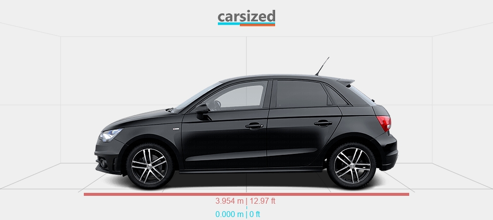 Dimensions: Kia Ceed 2007-2009 vs. Audi A1 2010-2014