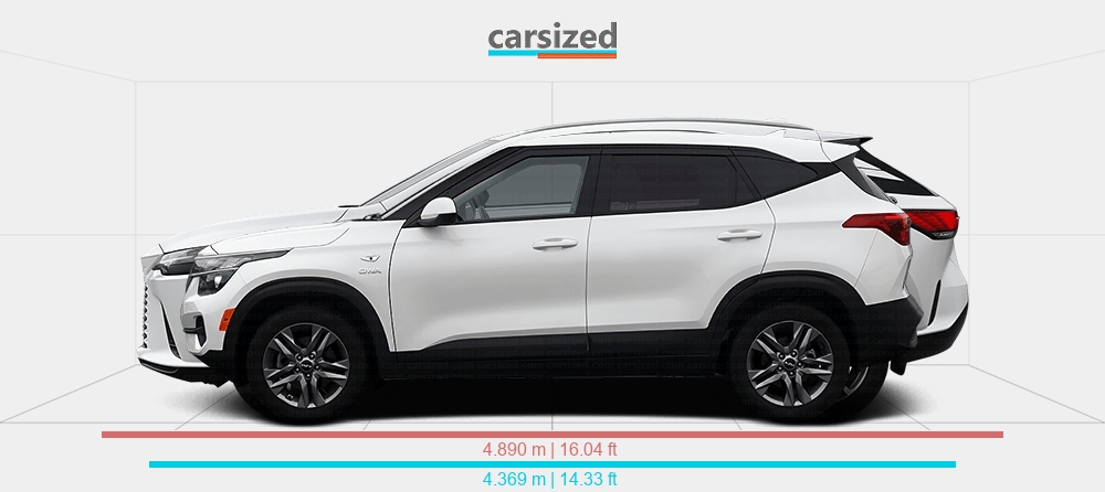 Dimensions: Kia Seltos 2019-2023 vs. Lexus RX 2022-present