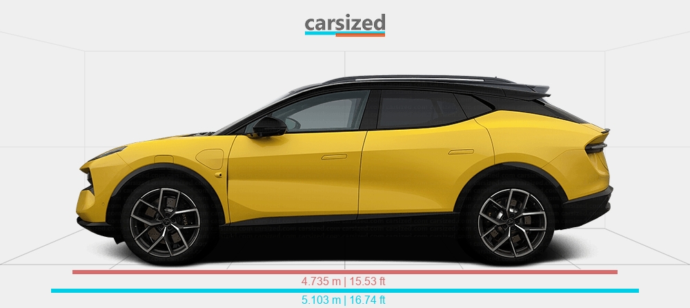 Dimensions: Lotus Eletre 2023-present vs. Seat Tarraco 2018-present