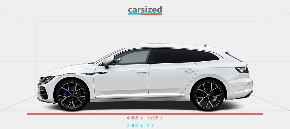 Dimensions: Mercedes-Benz CLS 2010-2018 vs. Volkswagen Arteon 2020-present