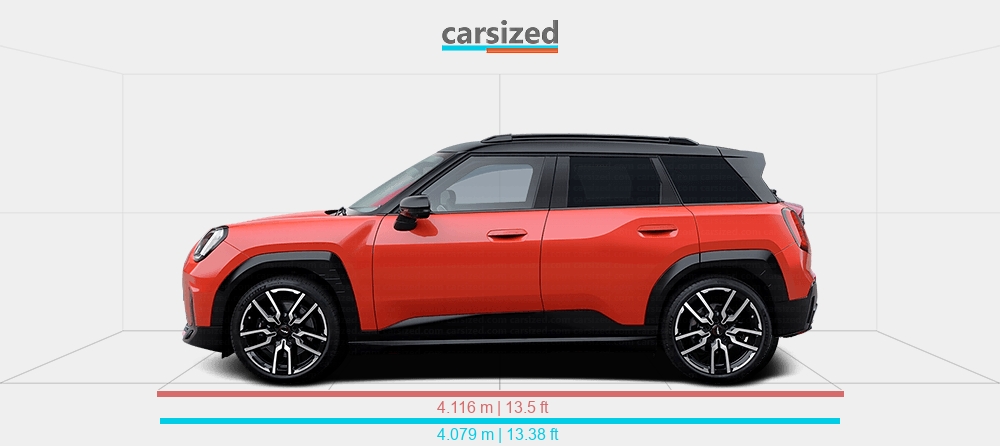 Dimensions: MINI Aceman 2024-present vs. Renault Clio 2025-present