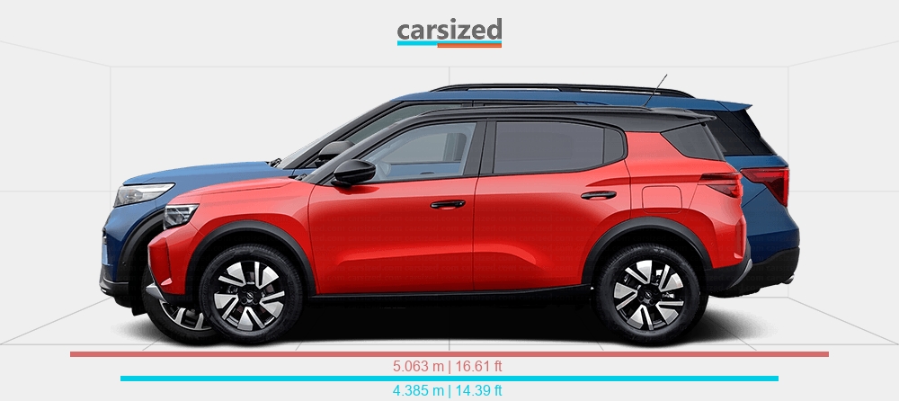 Dimensions: Opel Frontera 2024-present vs. Ford Explorer 2019-present