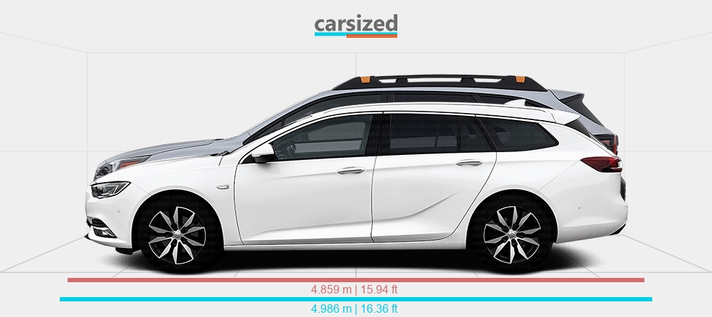 Dimensions: Opel Insignia 2017-2020 vs. Subaru Outback 2022-present