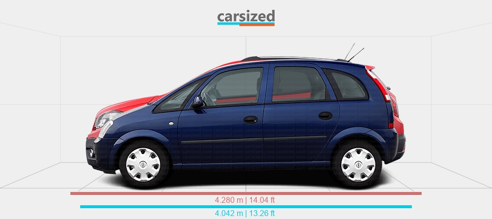 Dimensioni Opel Meriva