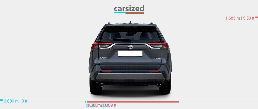 Dimensions: - vs. Toyota RAV4 2019-present