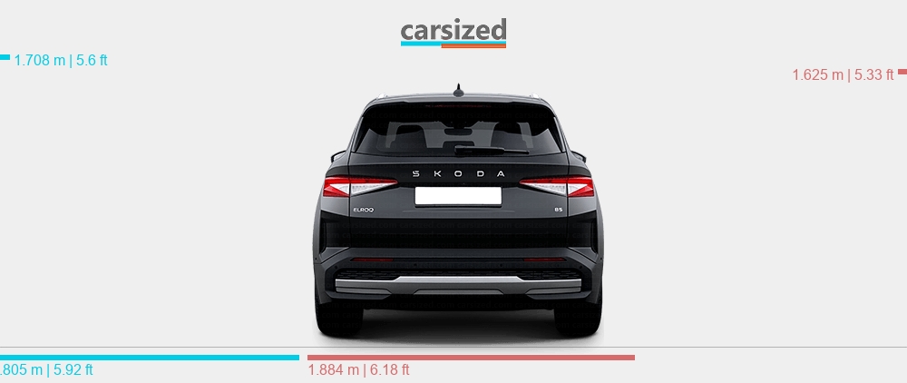 Dimensions: Land Rover Freelander 1997-2003 vs. Skoda Elroq 2025-present