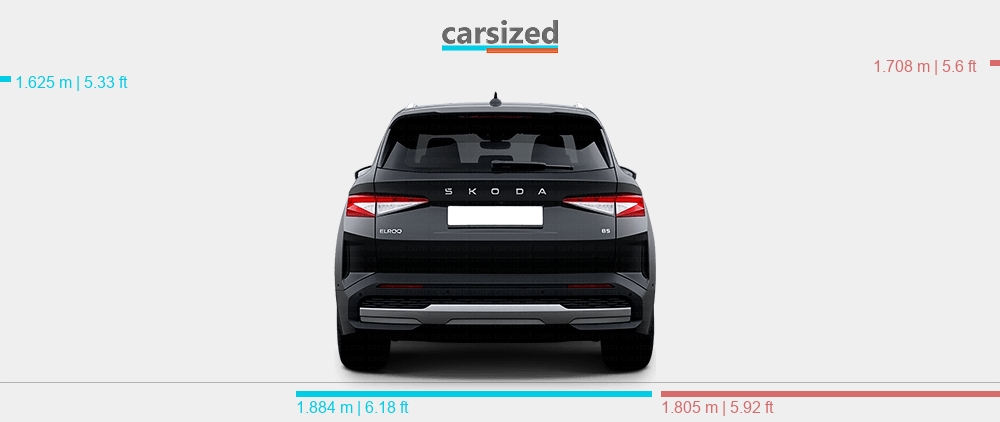Dimensions: Skoda Elroq 2025-present vs. Land Rover Freelander 1997-2003