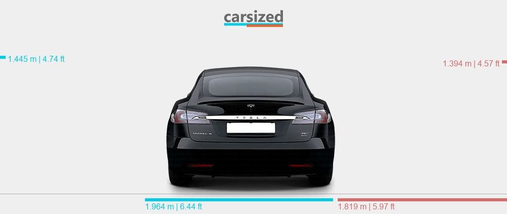 Dimensions: Tesla Model S 2016-2021 vs. Oldsmobile Cutlass Supreme 1977 ...