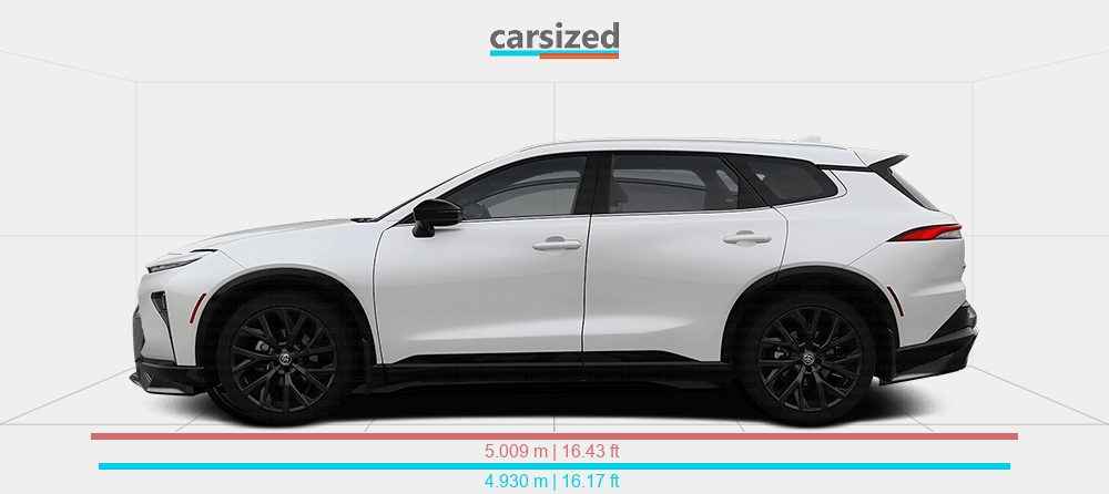 Dimensions: Toyota Crown Signia 2024-present vs. Audi A7 2019-2023