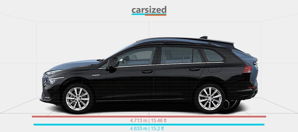 Dimensions: Volkswagen Golf 2019-present vs. Ford Mustang Mach-E 2021 ...