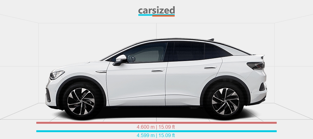 Dimensions: Volkswagen ID.5 2021-present vs. Citroën C4 X 2022-present