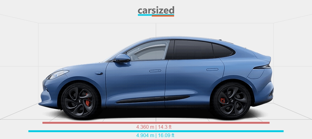 Dimensioni: IM LS6 2024-2025 vs. BMW X2 2017-2023