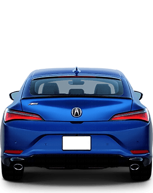 Acura Integra 2022-present Dimensions Rear View