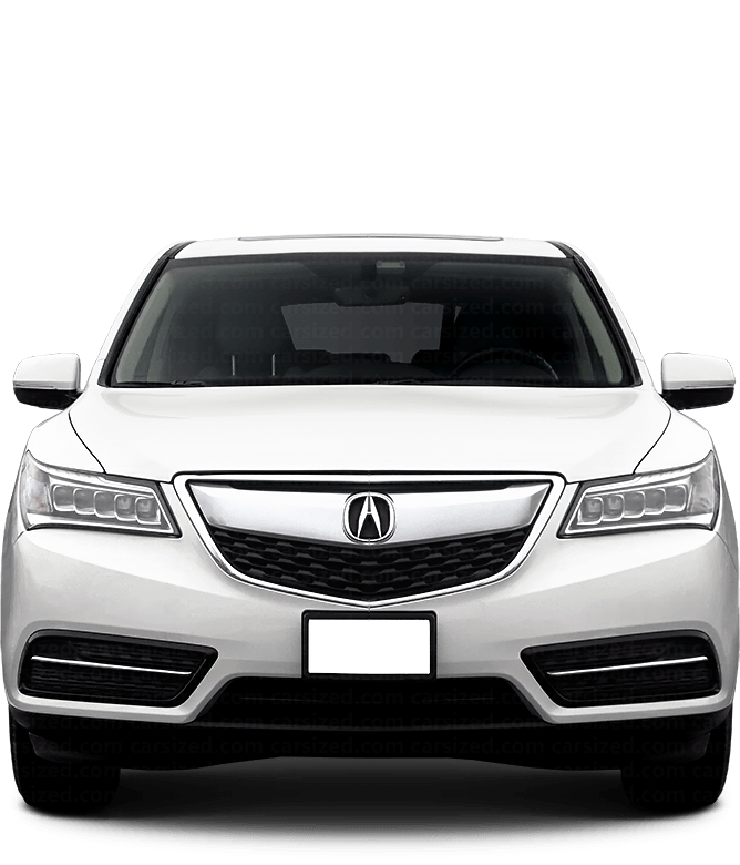 Dimensions: Acura MDX 2013-2016 vs. Renault Captur 2024-present