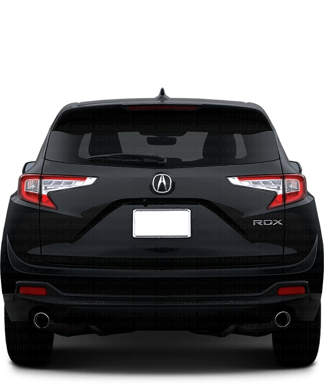 Dimensions: Acura RDX 2018-2022 vs. BMW X7 2022-present