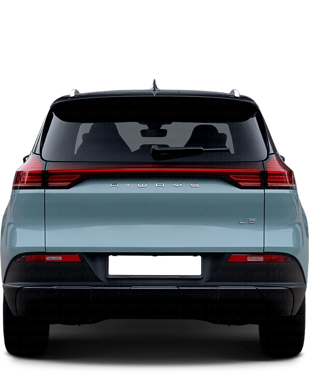 Aiways U5 2019-presente Dimensiones Vista trasera