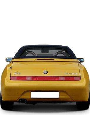 Alfa Romeo Spider 1993-2004 Dimensions Rear View