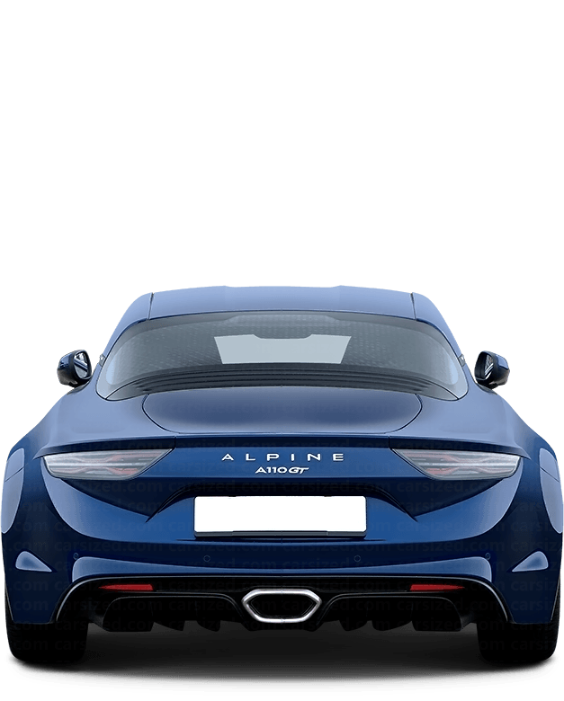 Dimensions: Audi 100 1982-1988 vs. Alpine A110 2017-present