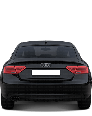 Dimensions: Toyota Supra 2019-present vs. Audi A5 2011-2016