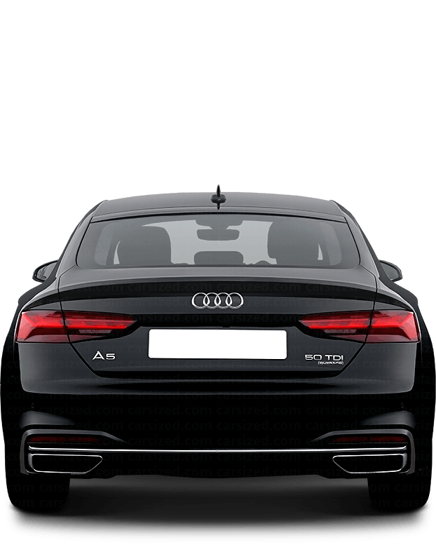 Dimensions: Audi A5 2016-2019 vs. Audi A5 2020-present