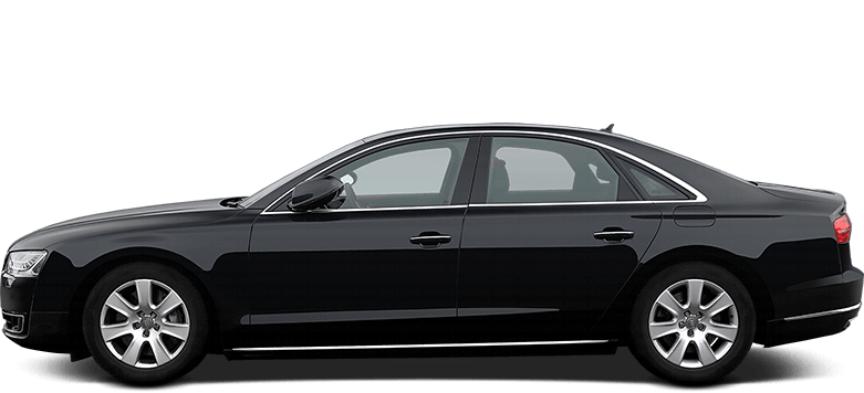Audi A8 2013-2017 Dimensions Side View
