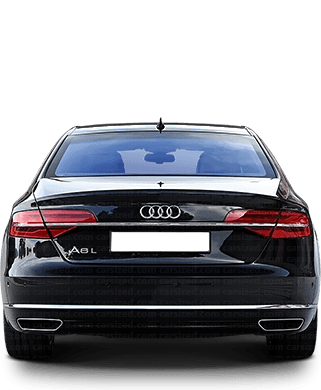 Audi A8 2010-2017 Dimensions Vista trasera
