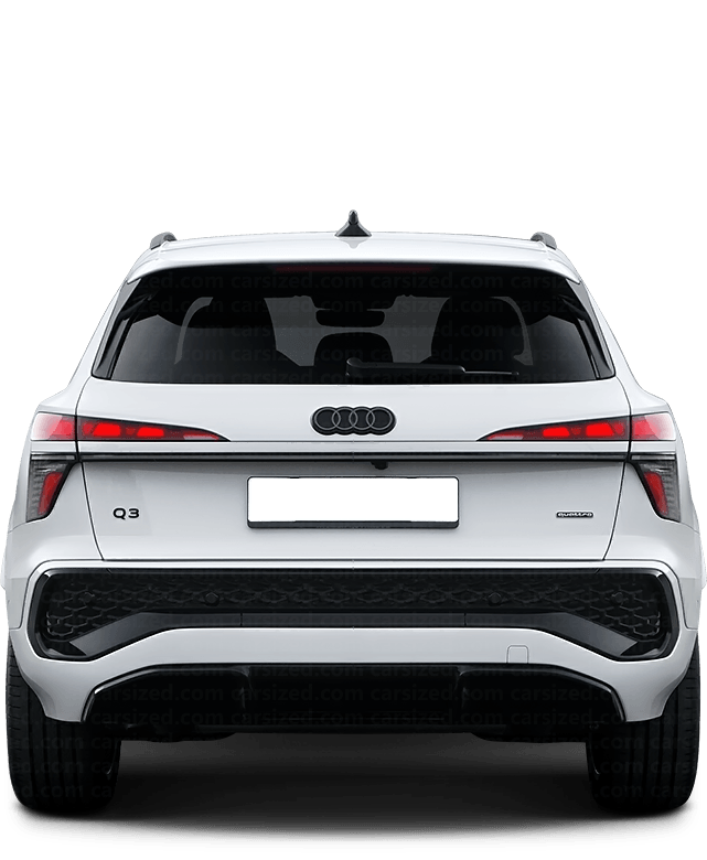 Dimensions: Skoda Rapid 2012-2017 vs. Audi Q3 2025-present