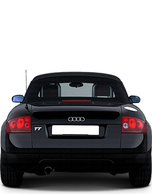 Audi TT 1998-2006 Dimensions Rear View