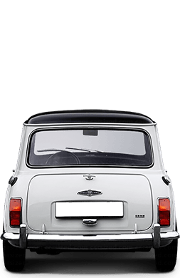 Austin Mini 1967-1970 Dimensions Rear View