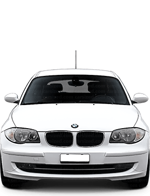 BMW 1-Series 2007-2011 Dimensions Front View