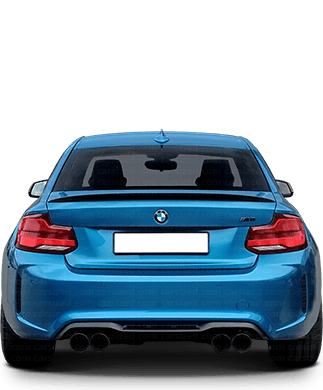 BMW 2-Series 2015-2021 Dimensions Rear View