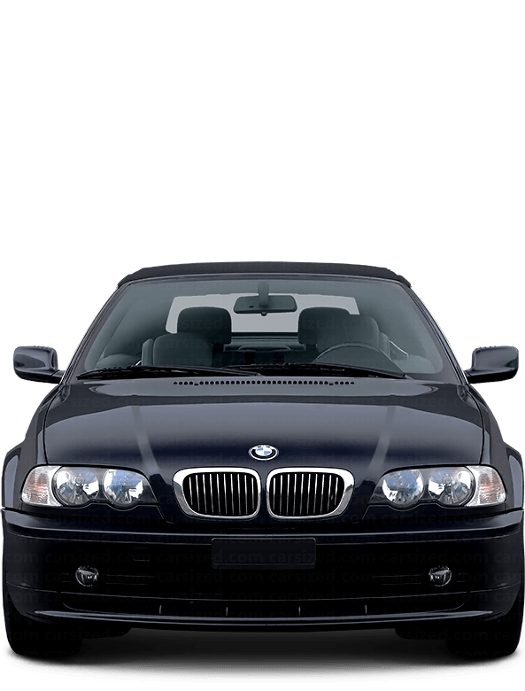 Dimensions: Mercedes-Benz E-Class 2013-2017 vs. BMW 3-Series 1997-2000