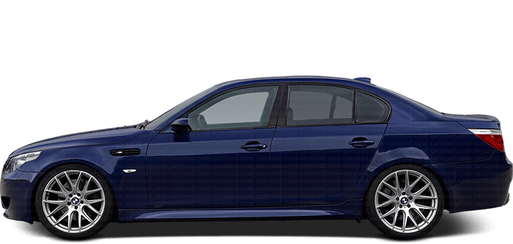 Dimensions: BMW 5-Series 2005-2010 vs. Porsche Macan 2018-2021